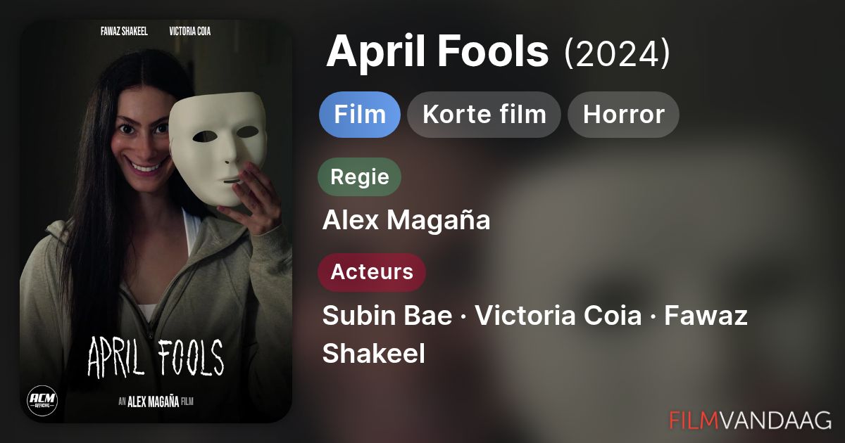 April Fools (film, 2024) Nu Online Kijken - FilmVandaag.nl