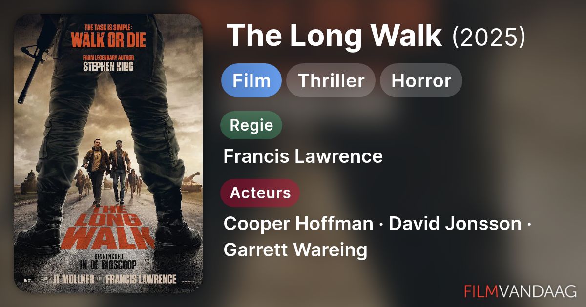 The Long Walk (film, 2025) - FilmVandaag.nl