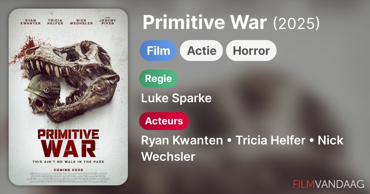 Primitive War (film, 2025) - FilmVandaag.nl
