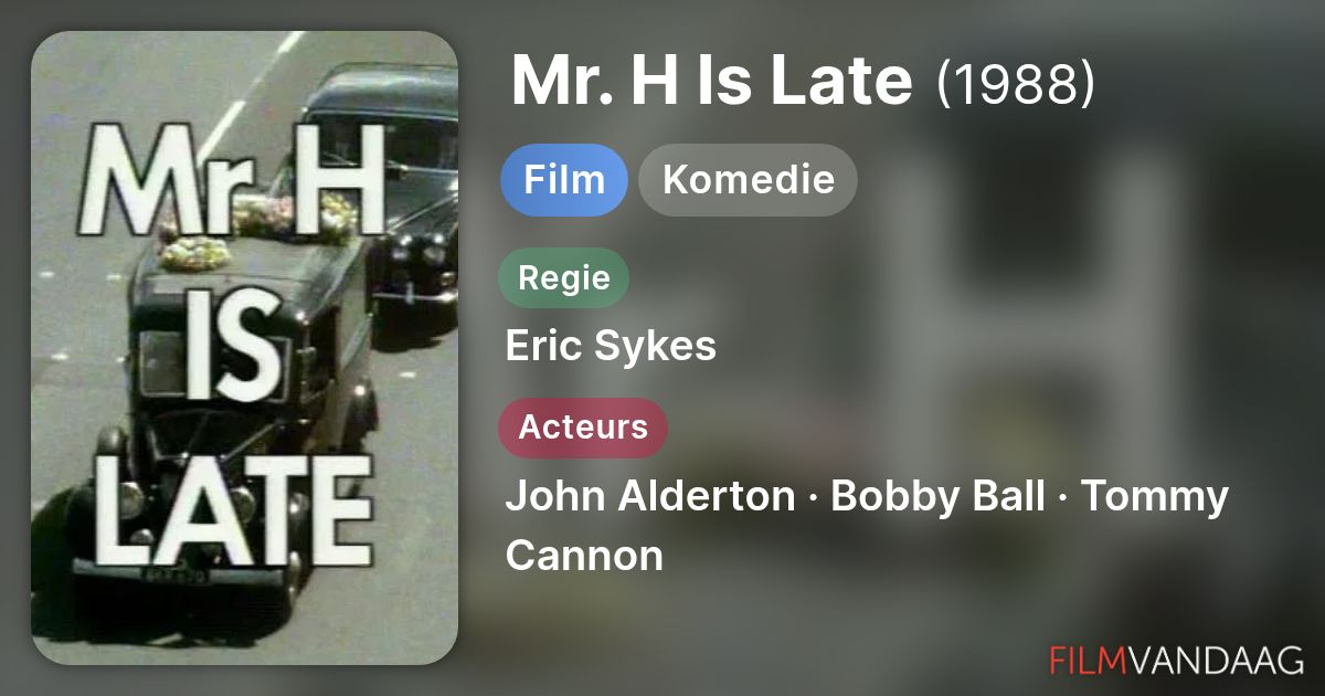 Mr. H Is Late (film, 1988) - FilmVandaag.nl