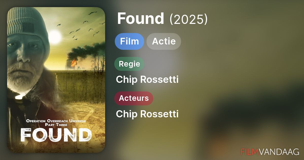 Found (film, 2025) - FilmVandaag.nl