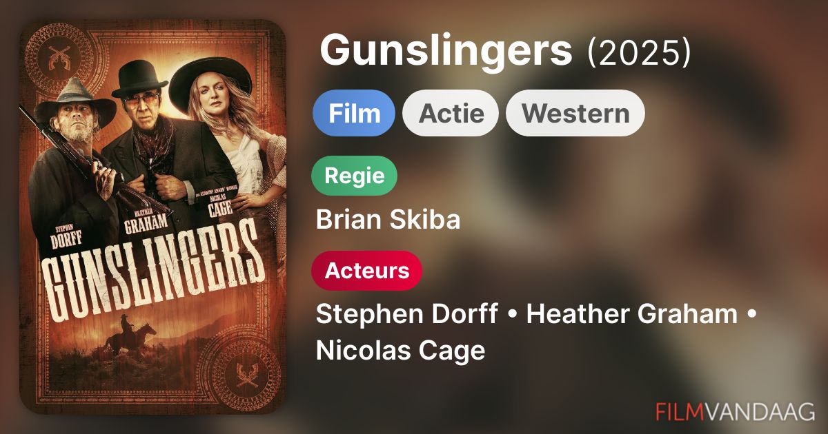 Gunslingers (film, 2025) - FilmVandaag.nl
