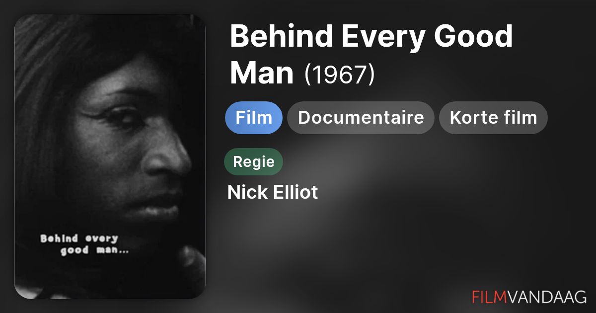 Behind Every Good Man (film, 1967) - FilmVandaag.nl