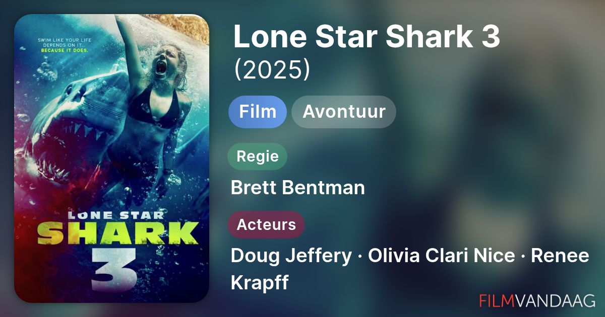 Lone Star Shark 3 (film, 2025) - FilmVandaag.nl