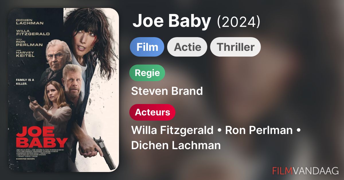 Joe Baby (film, 2024) - FilmVandaag.nl
