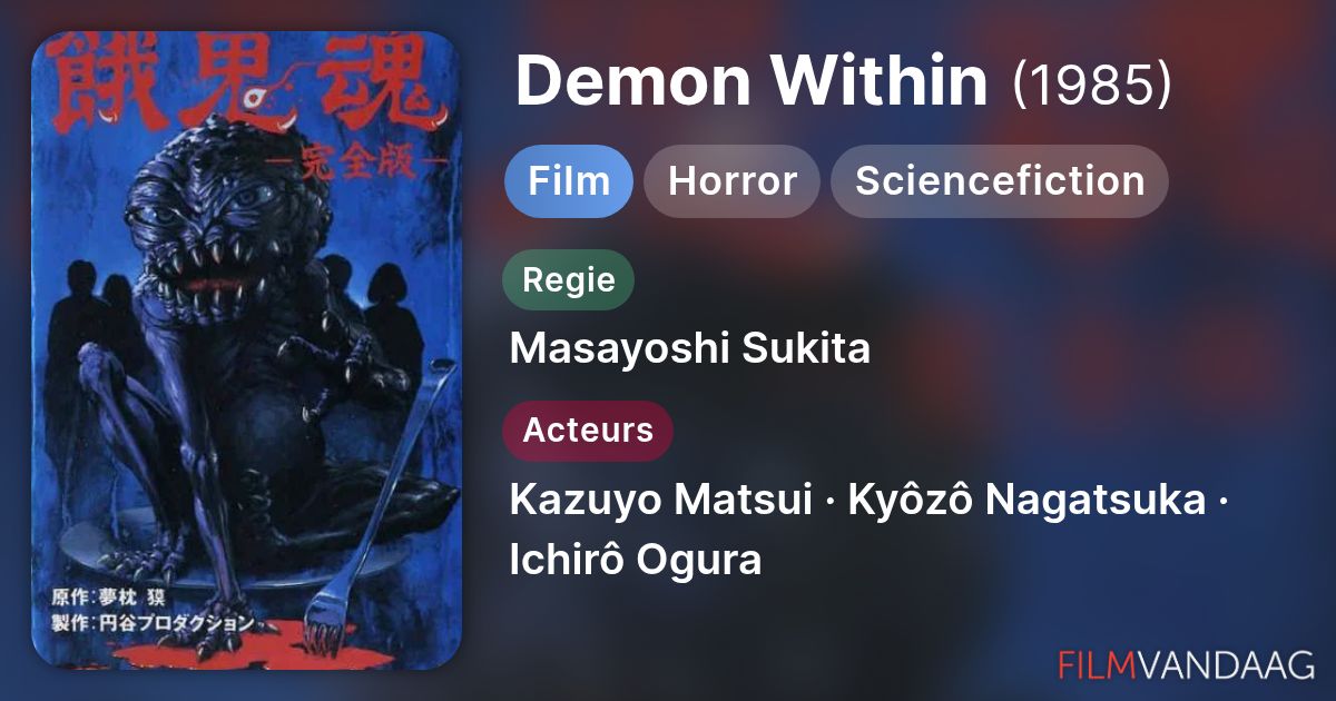 Demon Within (film, 1985) - FilmVandaag.nl