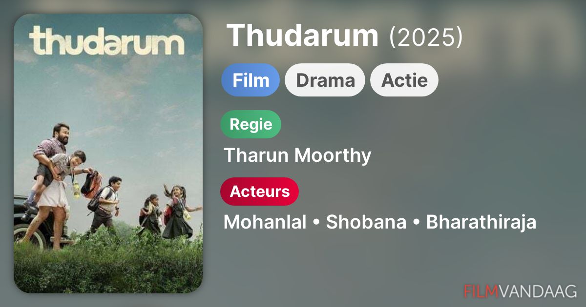 Thudarum (film, 2025) - FilmVandaag.nl