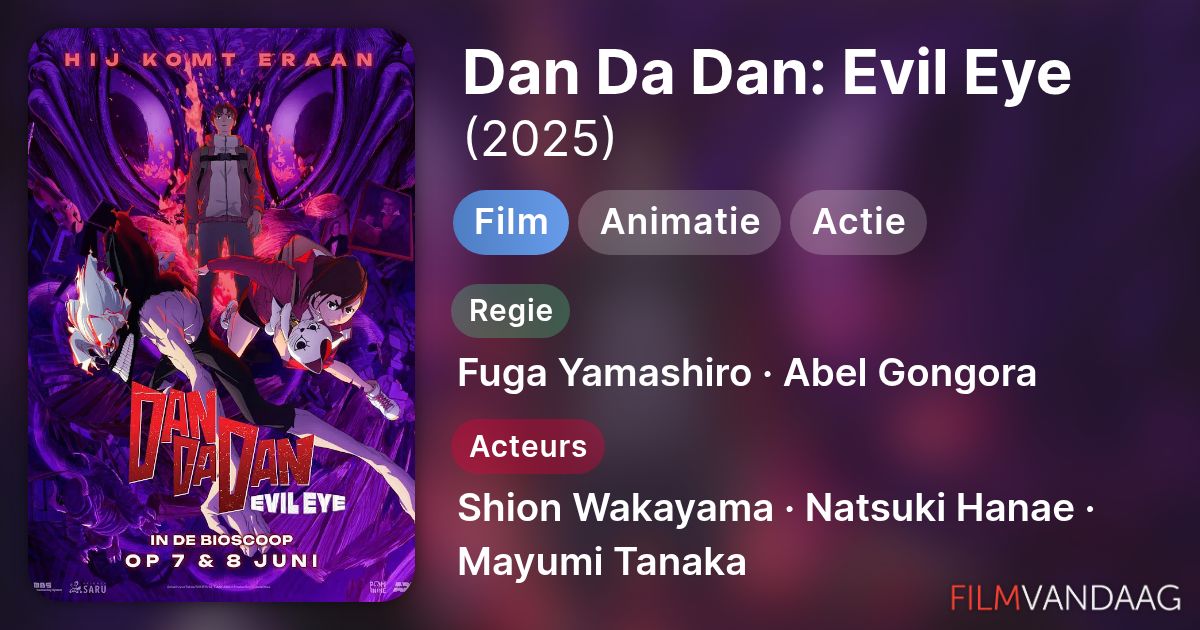 Dan Da Dan: Evil Eye (film, 2025) - FilmVandaag.nl