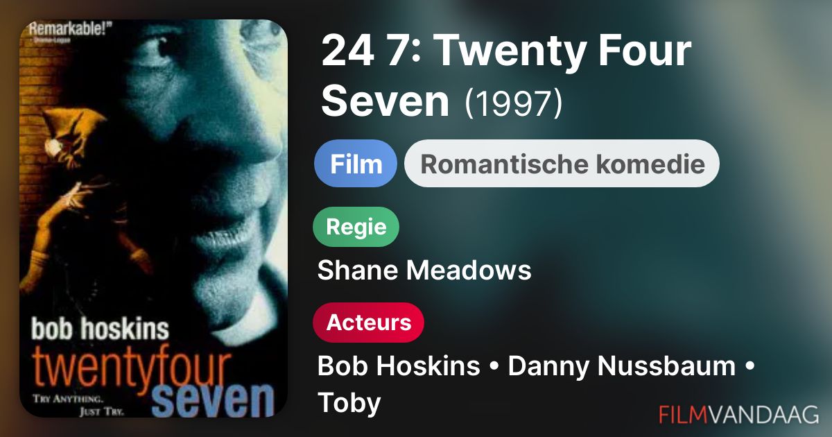 24 7: Twenty Four Seven (film, 1997) - FilmVandaag.nl
