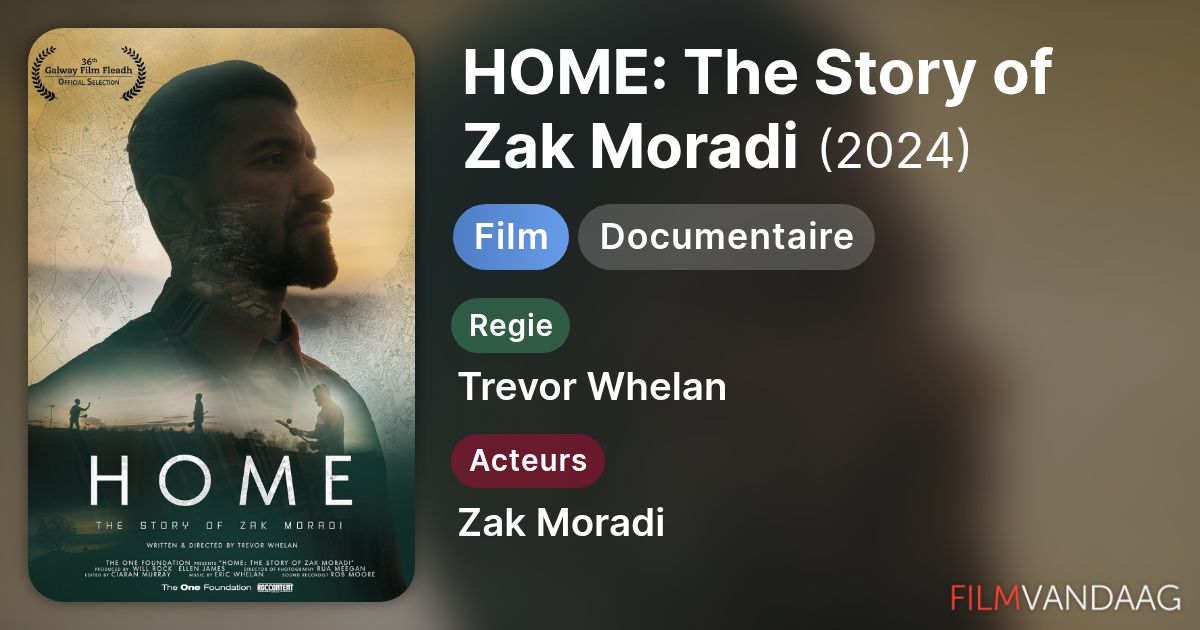 HOME: The Story of Zak Moradi (film, 2024) - FilmVandaag.nl
