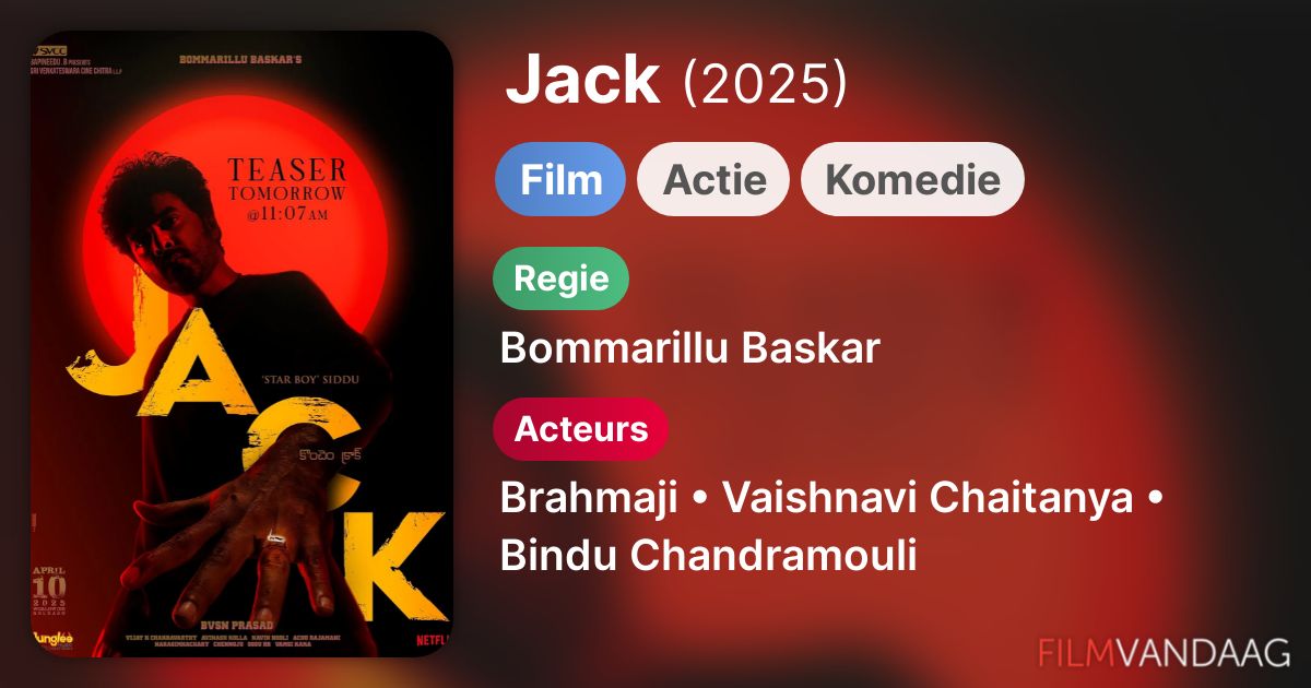 Jack (film, 2025) - FilmVandaag.nl