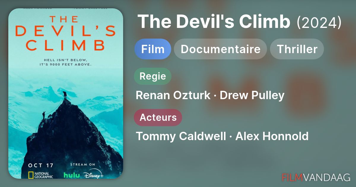 The Devil's Climb (film, 2024) - FilmVandaag.nl