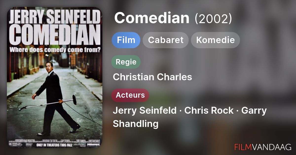 Comedian (film, 2002) - FilmVandaag.nl
