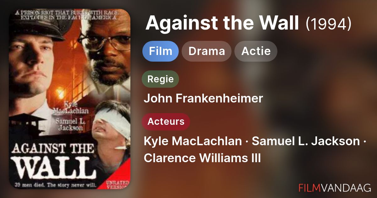 Against the Wall (film, 1994) - FilmVandaag.nl