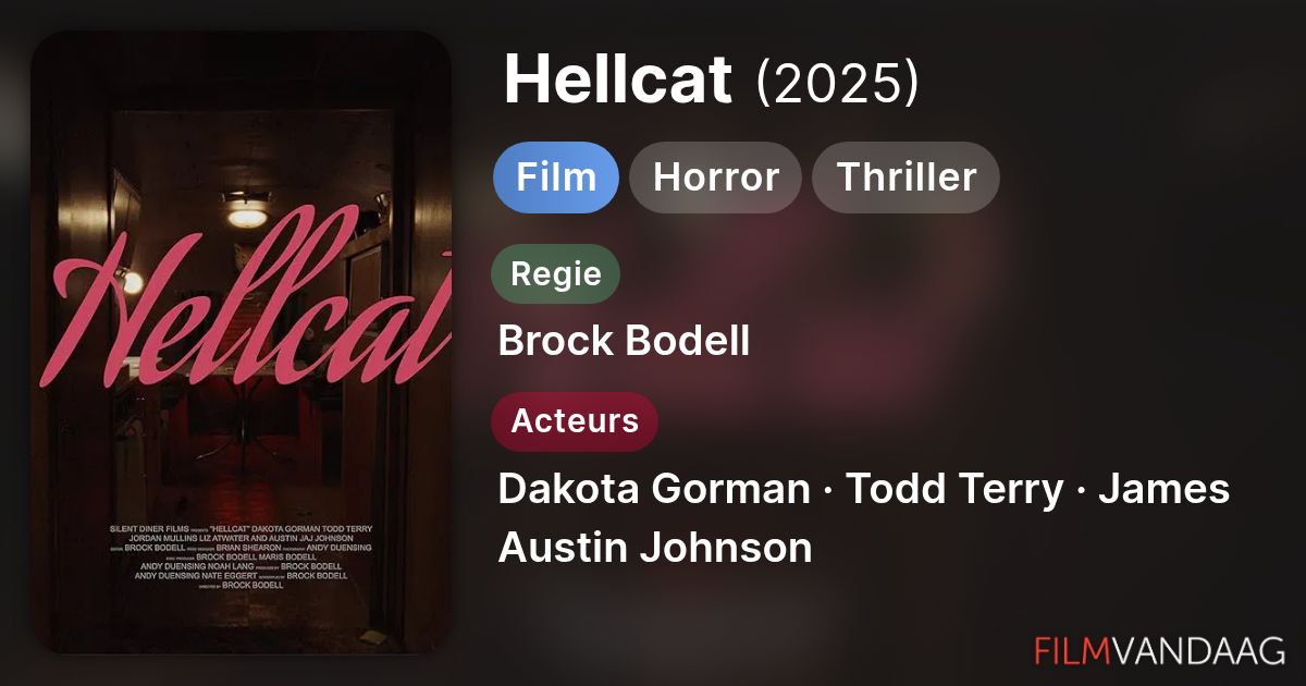 Hellcat (film, 2025) kopen op dvd of blu-ray - FilmVandaag.nl