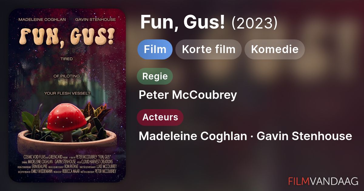Fun, Gus! (film, 2023) - FilmVandaag.nl