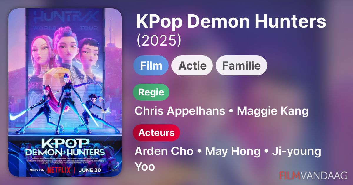 KPop Demon Hunters (film, 2025) kopen op dvd of blu-ray - FilmVandaag.nl