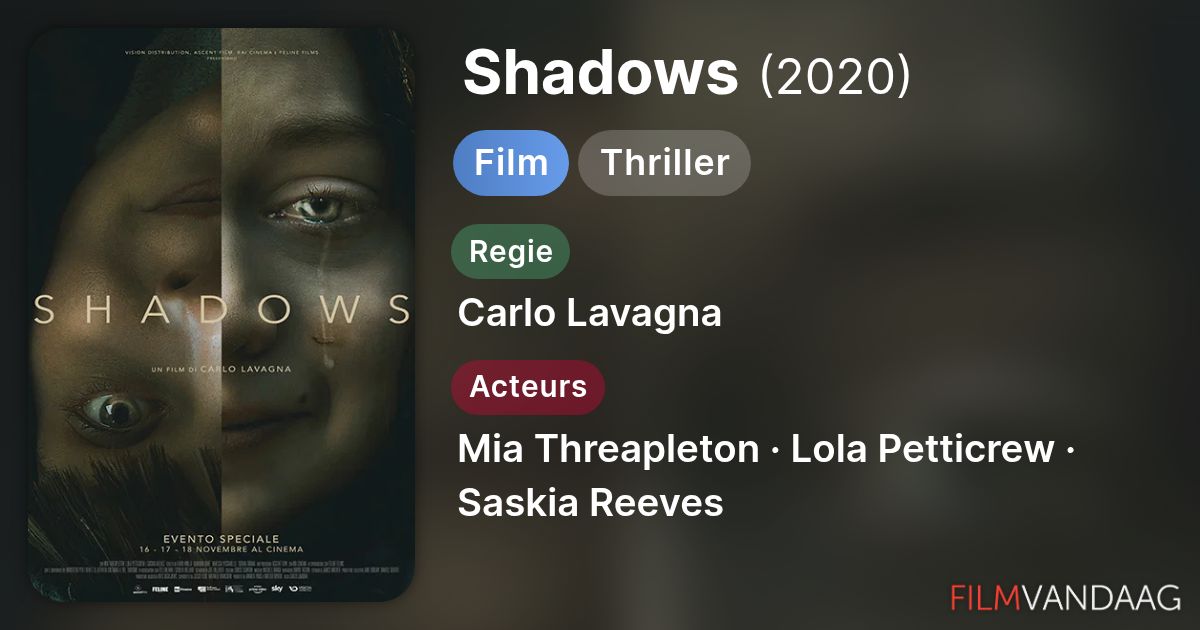 Shadows (film, 2020) - FilmVandaag.nl