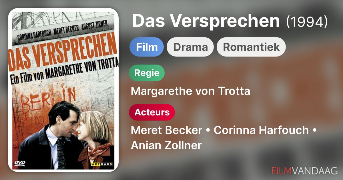 Das Versprechen (film, 1994) - FilmVandaag.nl