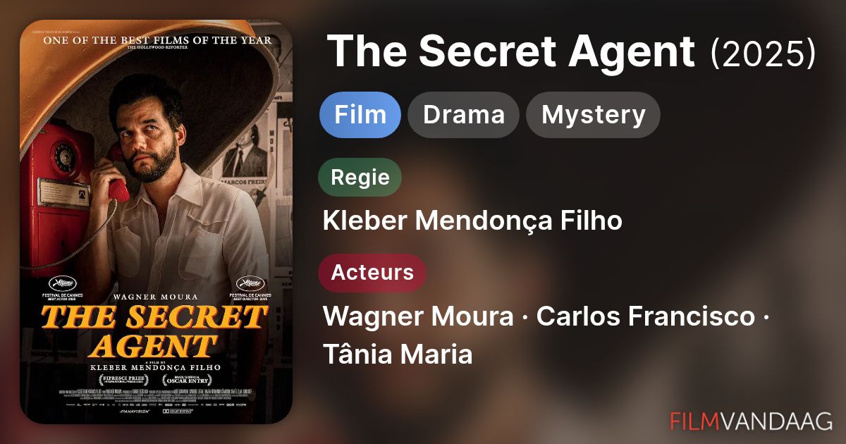 The Secret Agent (film, 2025) - FilmVandaag.nl