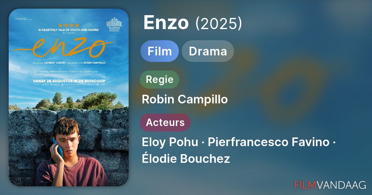 Enzo (film, 2025) - FilmVandaag.nl