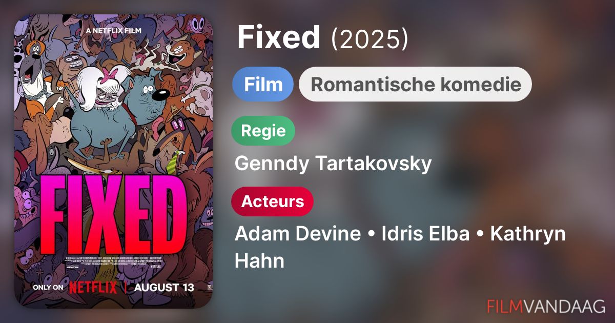 Fixed (film, 2025) - FilmVandaag.nl
