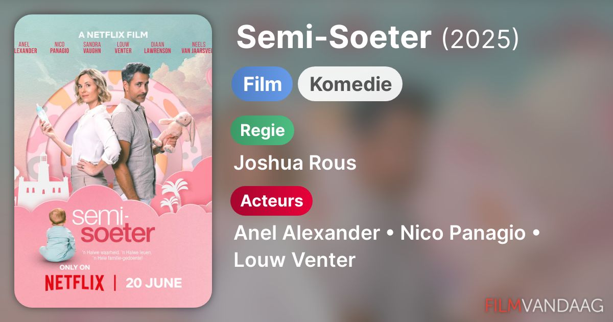 Semi-Soeter (film, 2025) - FilmVandaag.nl