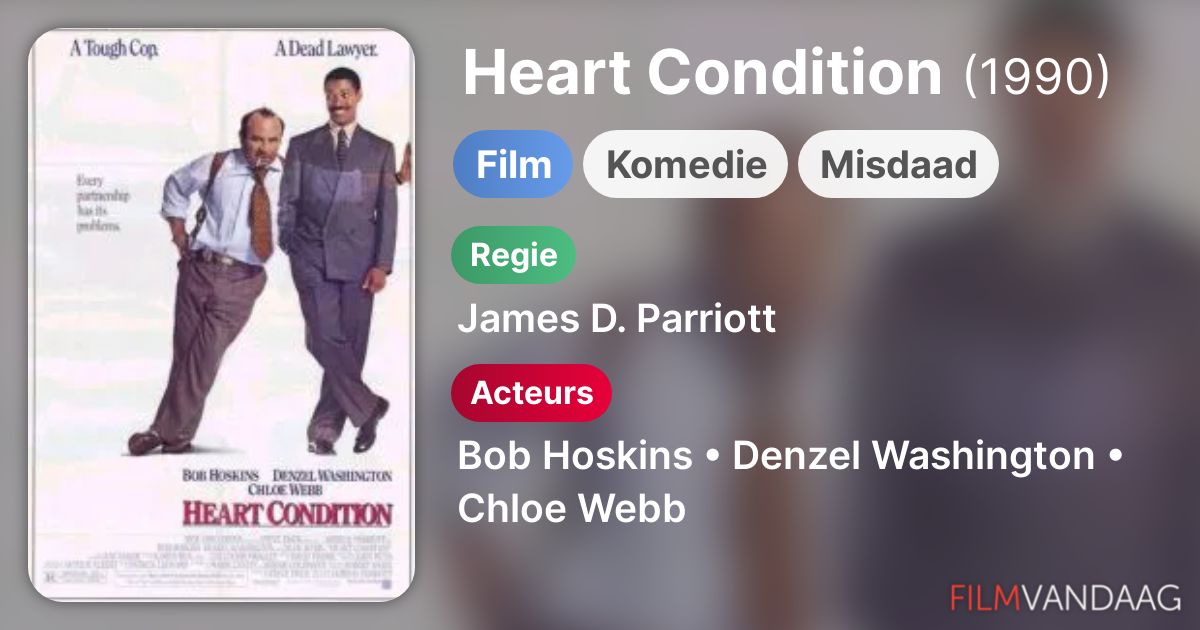 Heart Condition (film, 1990) - FilmVandaag.nl