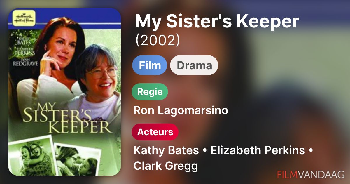 My Sister's Keeper (film, 2002) - FilmVandaag.nl