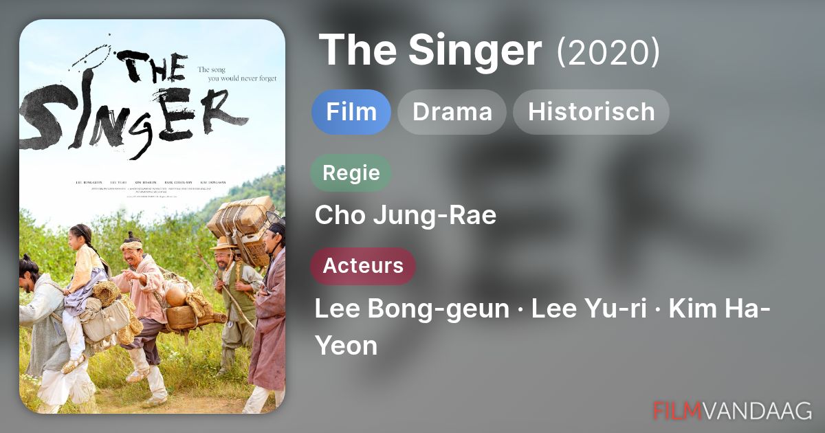 The Singer (film, 2020) kopen op dvd of blu-ray - FilmVandaag.nl