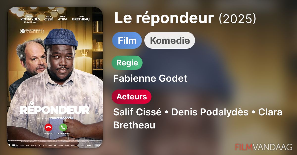 Le répondeur (film, 2025) - FilmVandaag.nl