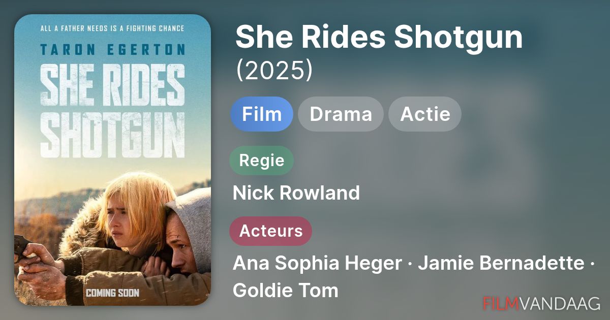 She Rides Shotgun (film, 2025) - FilmVandaag.nl
