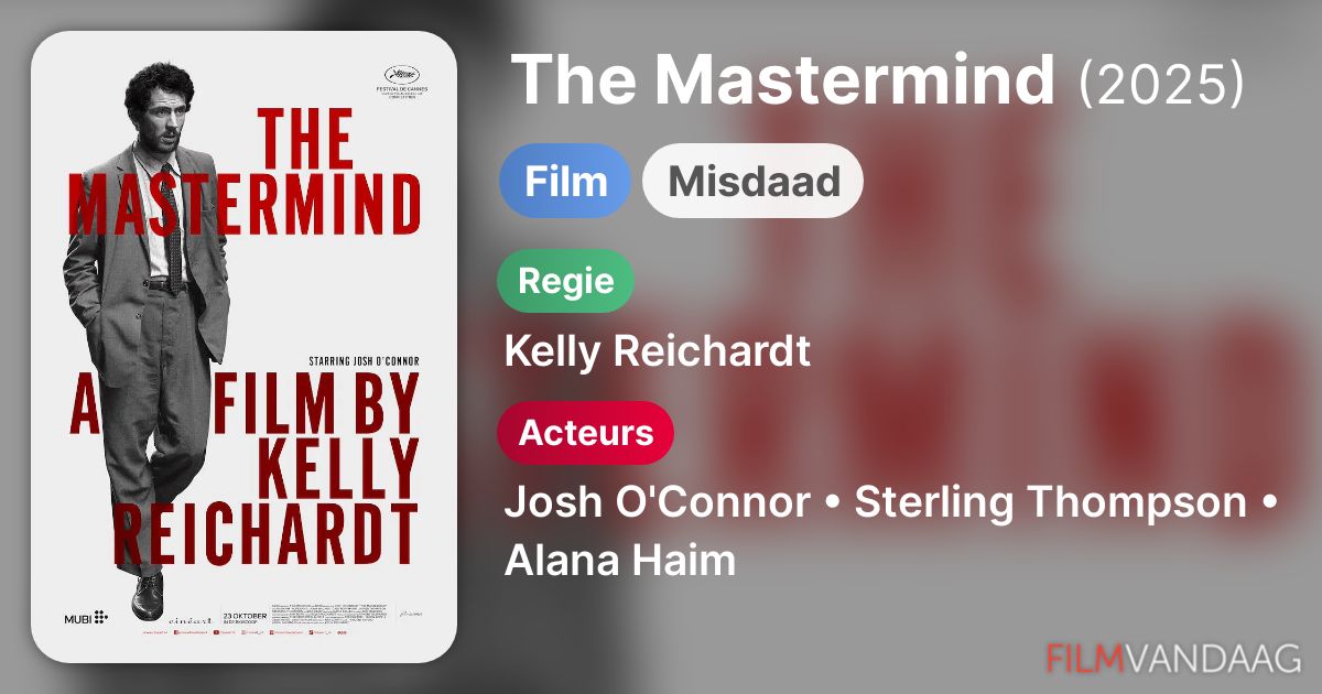The Mastermind (film, 2025) - FilmVandaag.nl