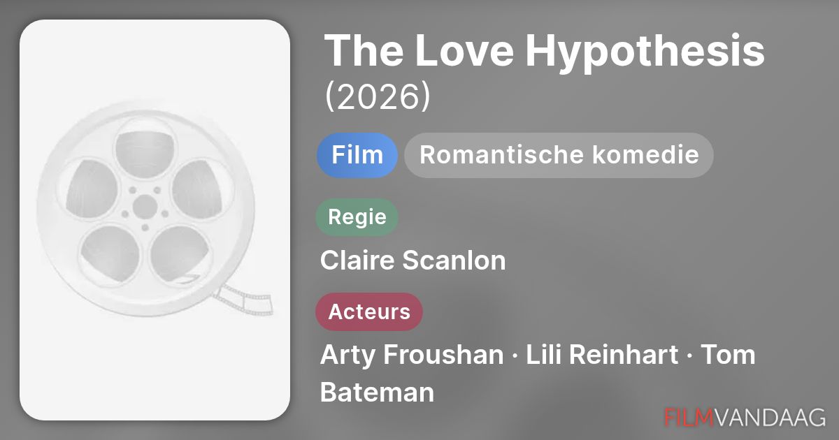 The Love Hypothesis (film) - FilmVandaag.nl
