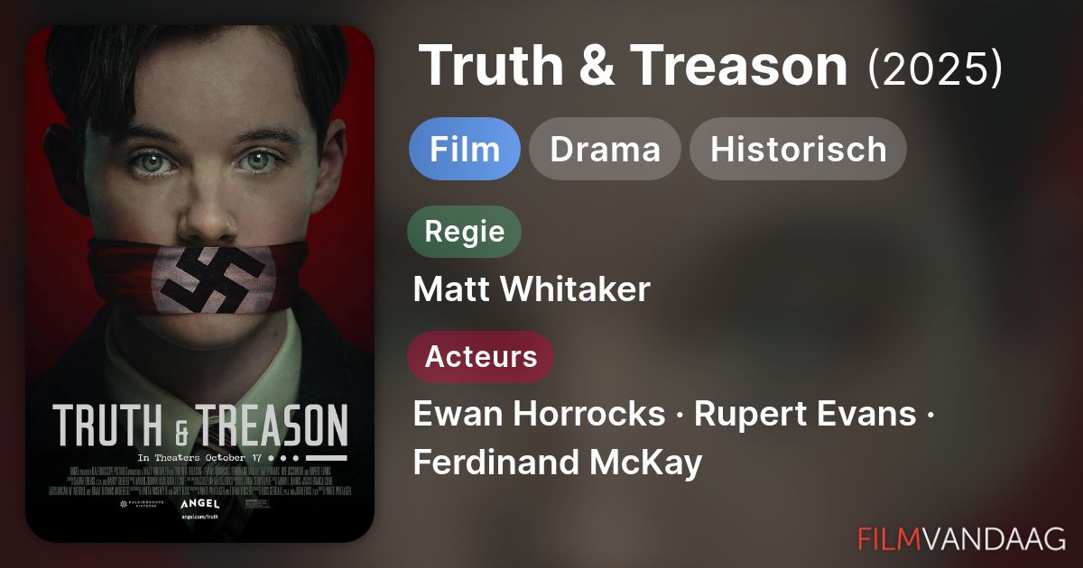 Truth & Treason (film, 2025) - FilmVandaag.nl