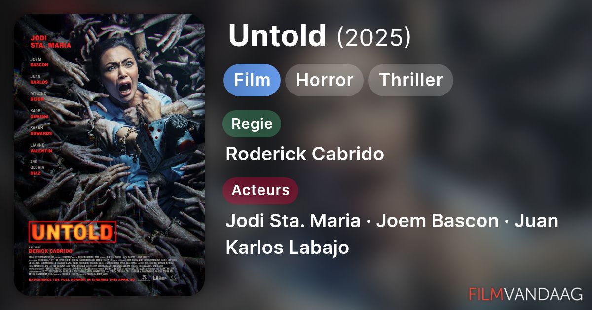 Untold (film, 2025) - FilmVandaag.nl