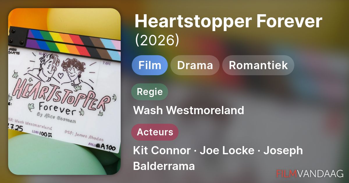 Heartstopper Forever (film, 2026) - FilmVandaag.nl