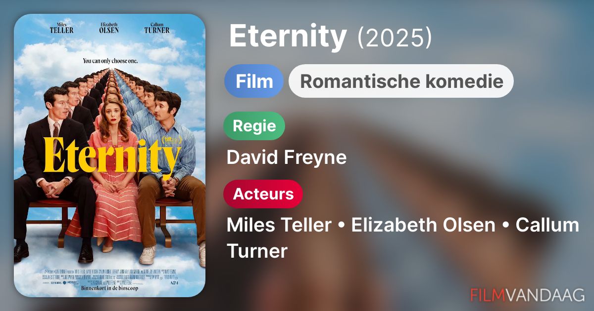 Eternity (film, 2025) - FilmVandaag.nl