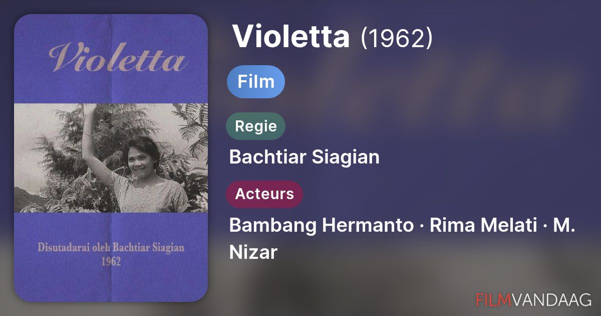 Violetta (film, 1962) - FilmVandaag.nl
