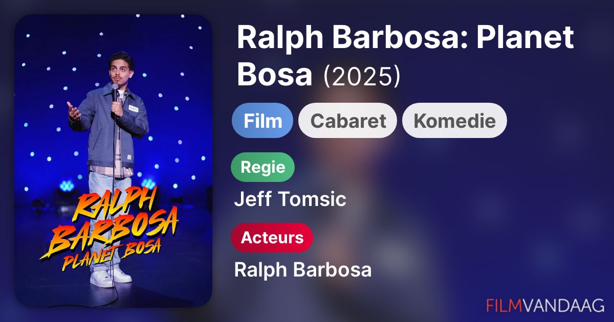Ralph Barbosa: Planet Bosa (film, 2025) Nu Online Kijken - FilmVandaag.nl