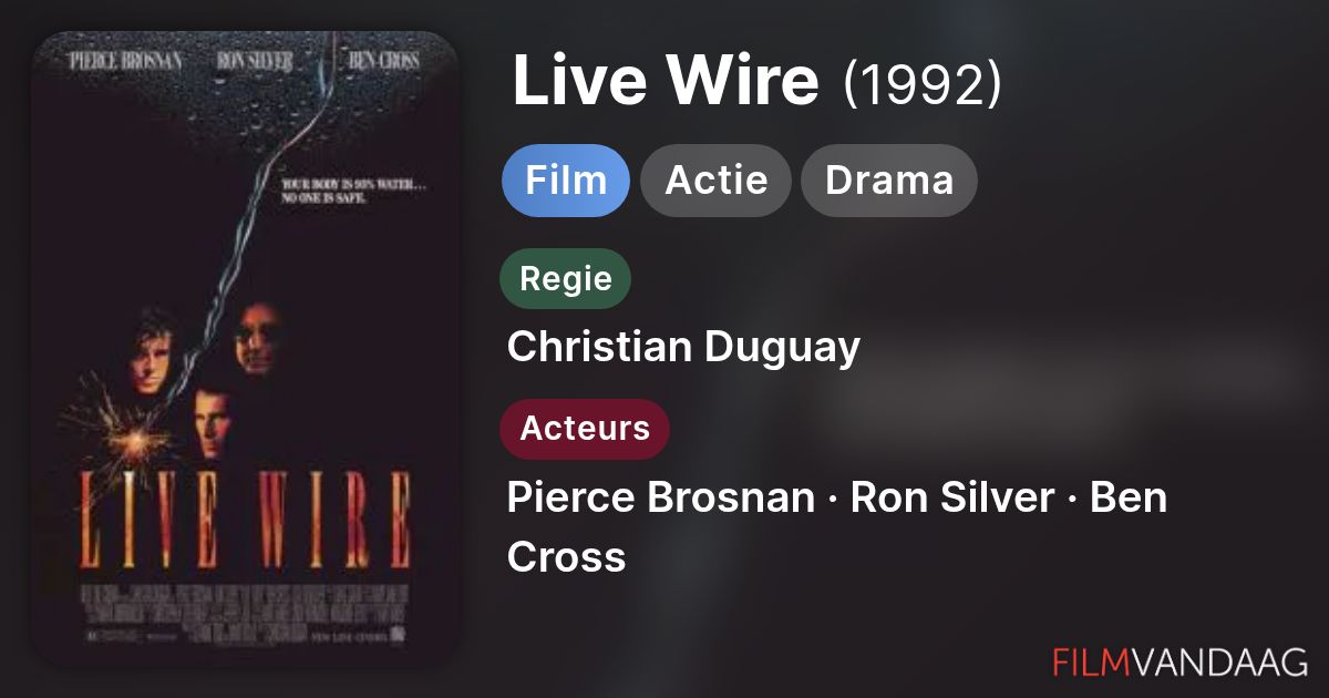 Live Wire (film, 1992) kopen op dvd of blu-ray - FilmVandaag.nl