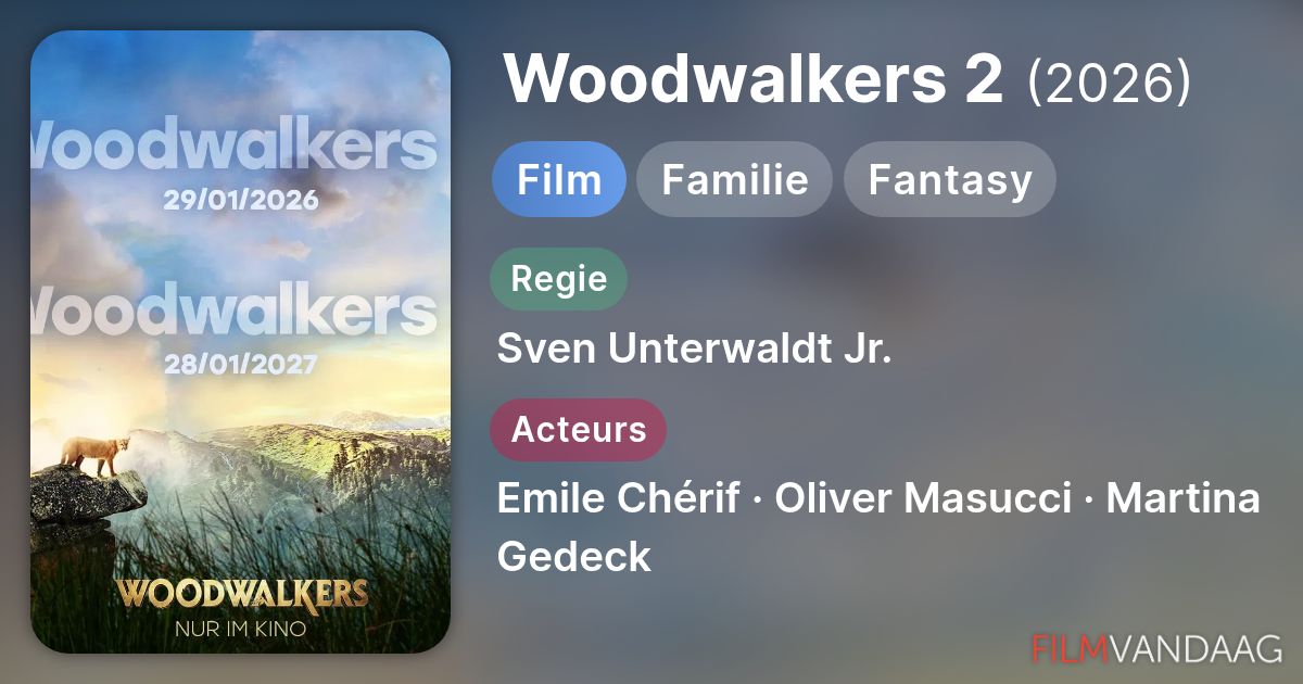 Woodwalkers 2 in de Bioscoop (Alle Bioscooptijden) - FilmVandaag.nl