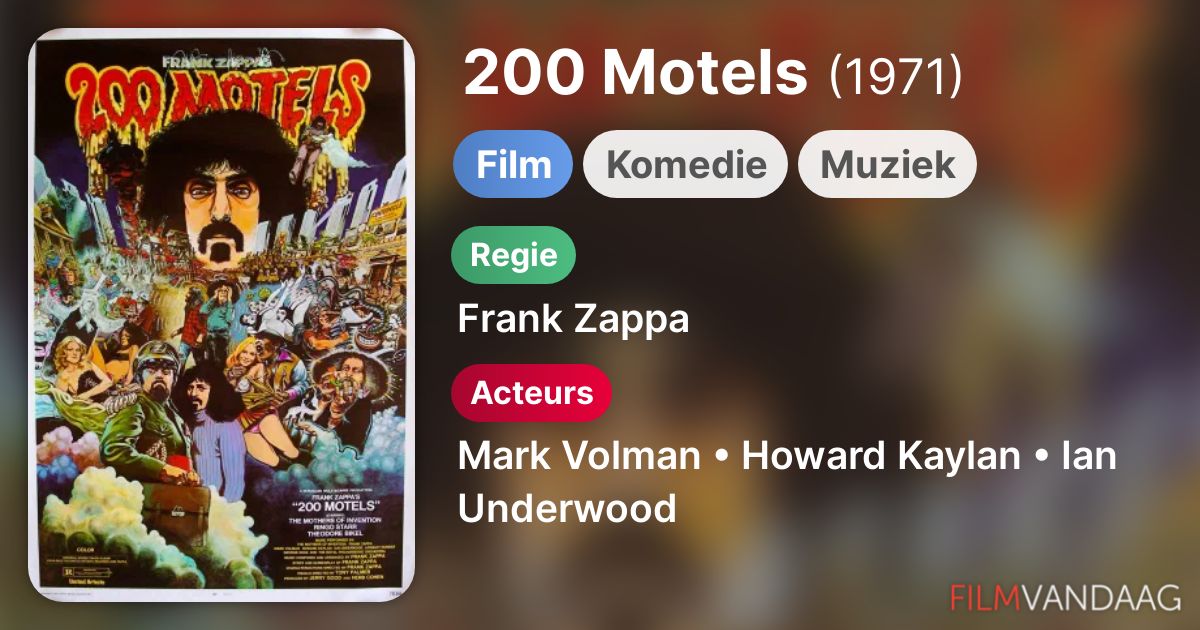 200 Motels (film, 1971) - FilmVandaag.nl