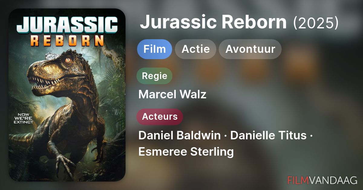 Jurassic Reborn (film, 2025) - FilmVandaag.nl