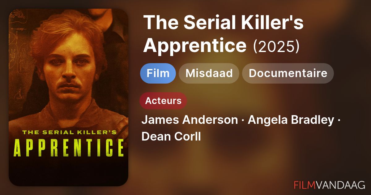 The Serial Killer's Apprentice (film, 2025) kopen op dvd of blu-ray - FilmVandaag.nl