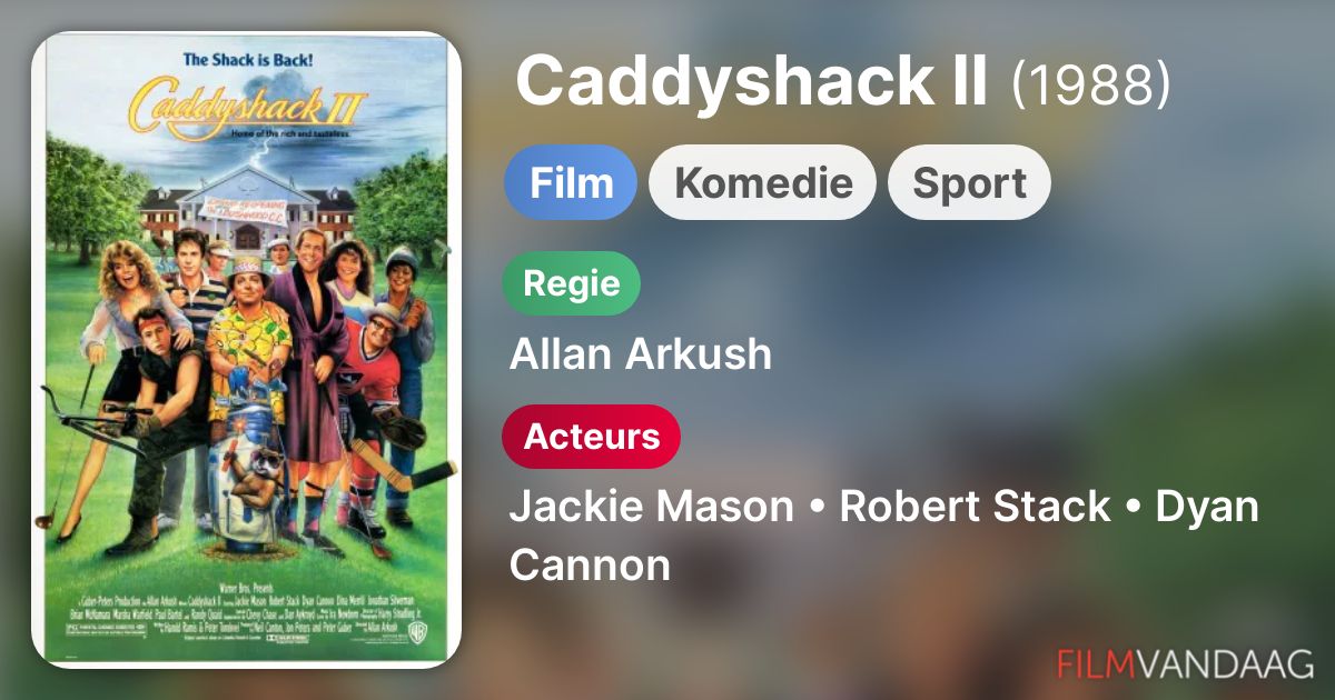 Caddyshack II (film, 1988) - FilmVandaag.nl