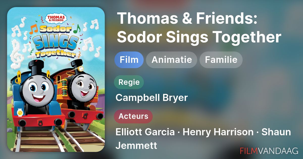 Thomas & Friends: Sodor Sings Together (film, 2025) Nu Online Kijken ...