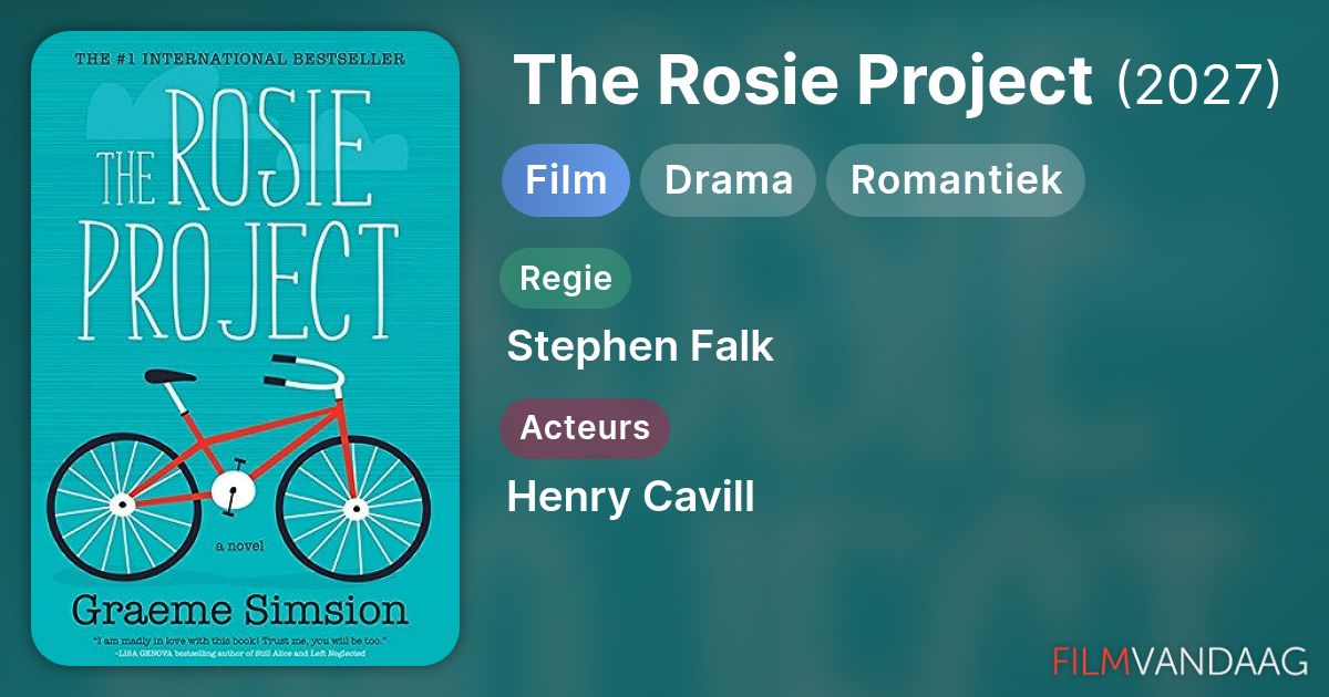 The Rosie Project (film, 2027) - FilmVandaag.nl