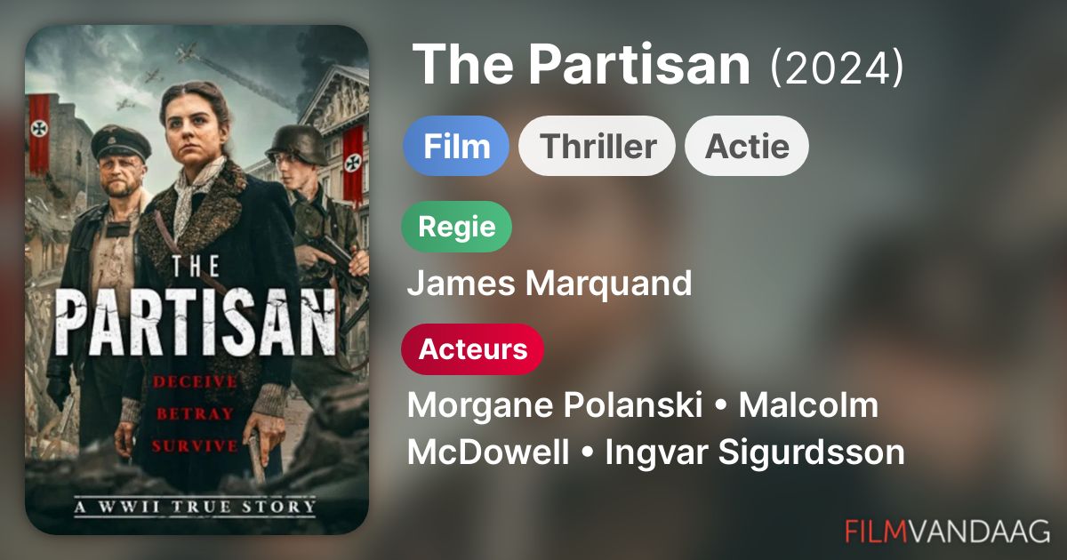 The Partisan (film, 2024) - FilmVandaag.nl
