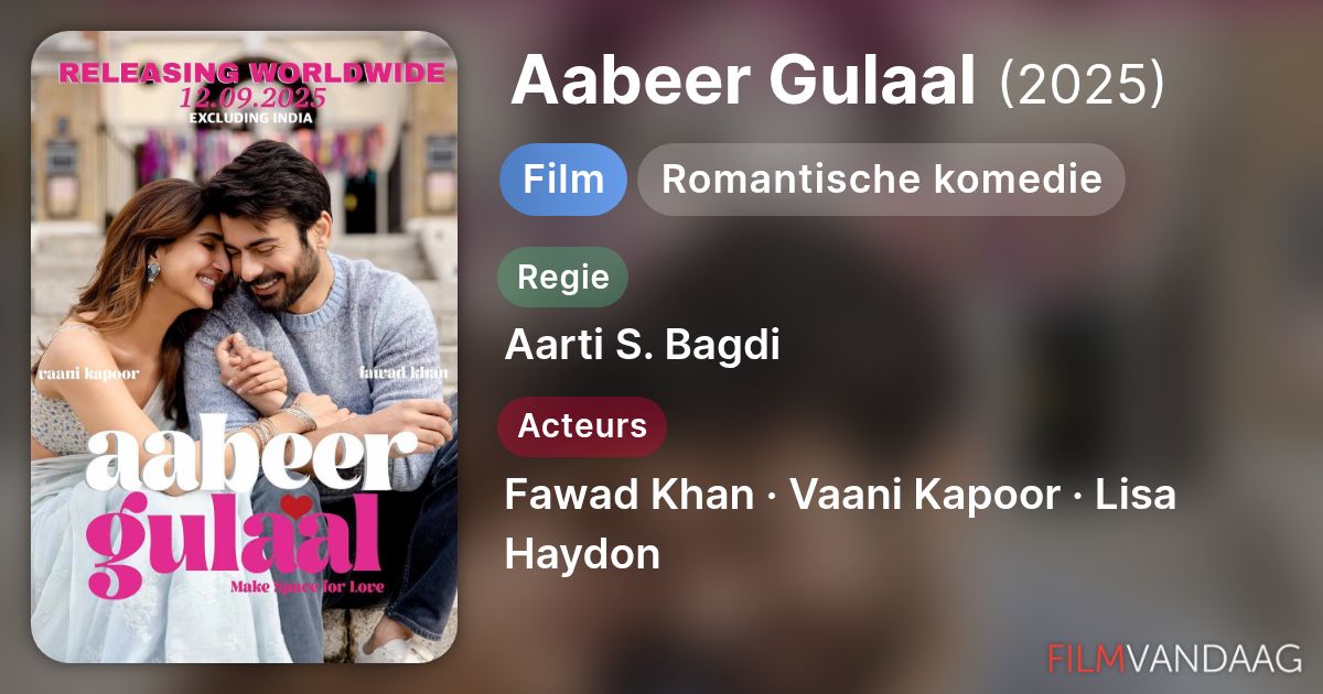 Aabeer Gulaal (film, 2025) - FilmVandaag.nl